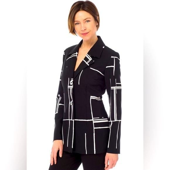 Joseph Ribkoff | Jackets & Coats | Joseph Ribkoff Vintage Geometric ...